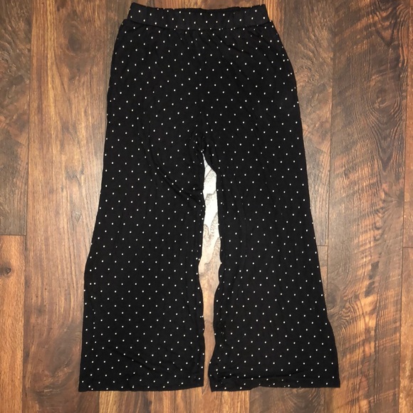 Divided | Pants & Jumpsuits | Hm Divided Wide Leg Polka Dot Jersey ...